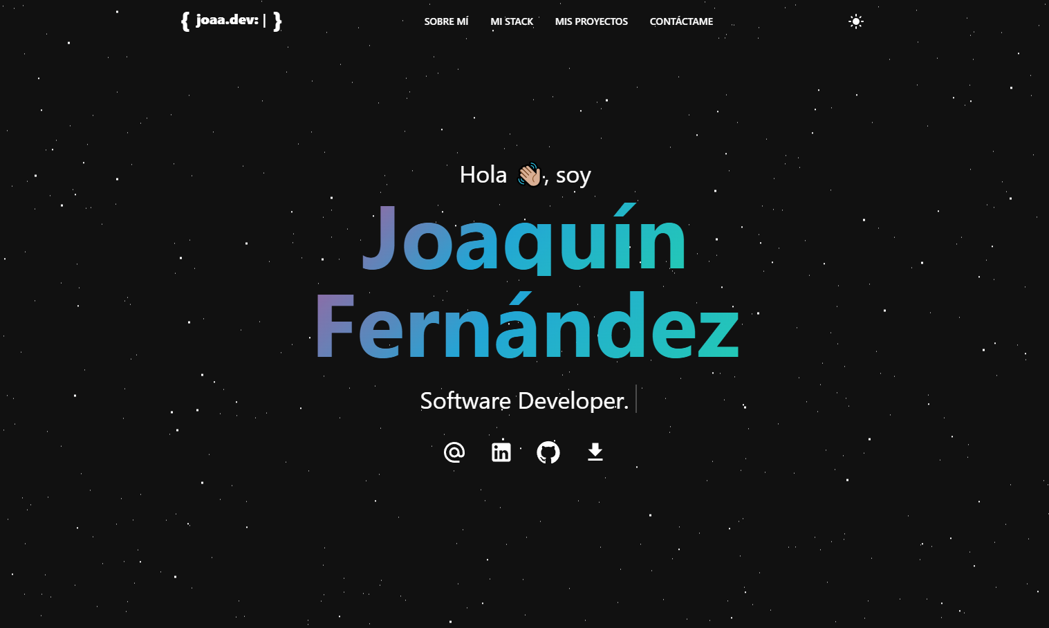 Joaquín Fernández | Software Developer